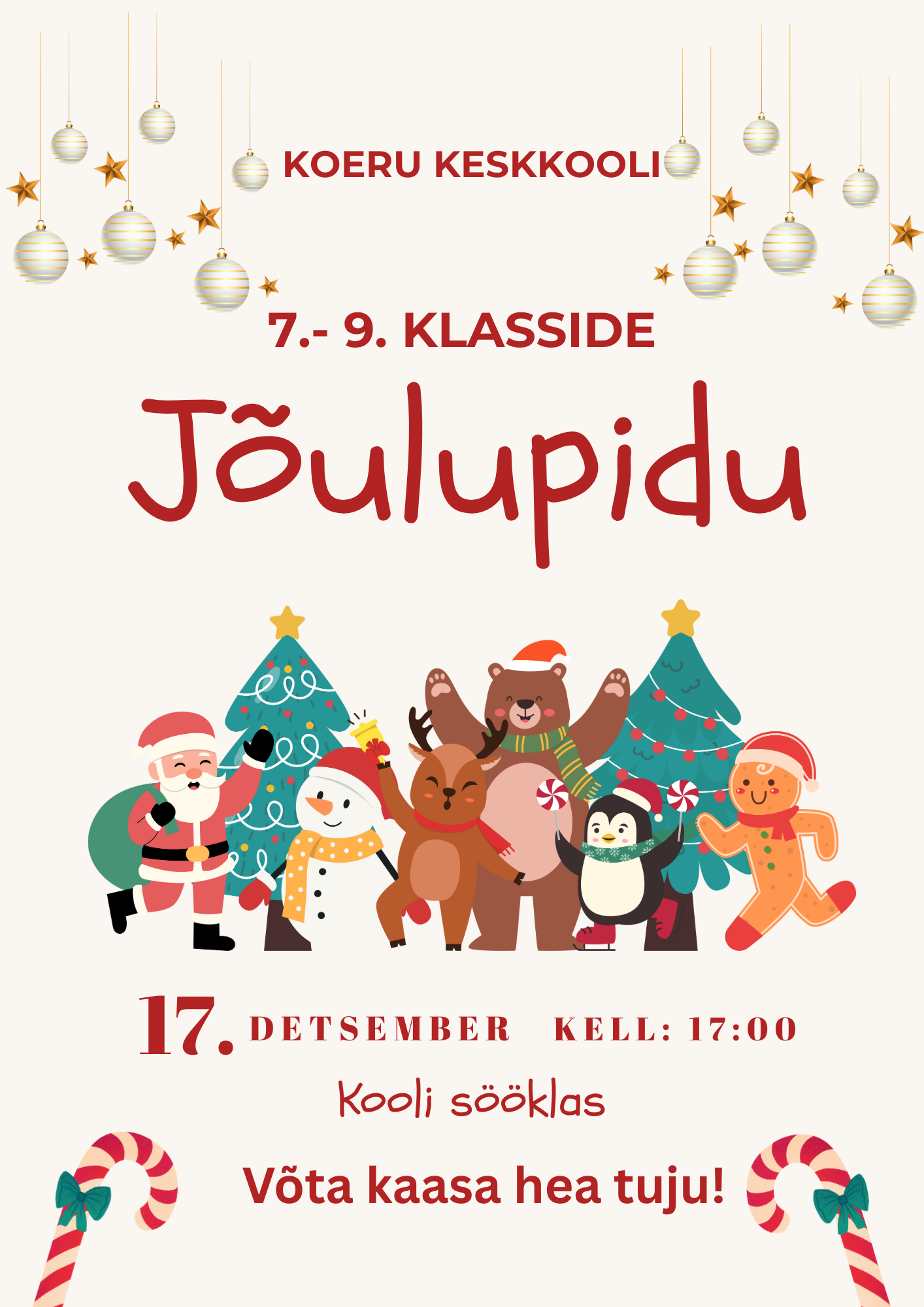 7.-9. klassi jõulupidu – Koeru Keskkool
